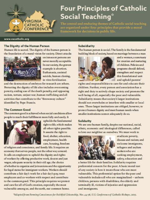 Virginia Catholic Conference Election Resources! | Virginia Catholic ...
